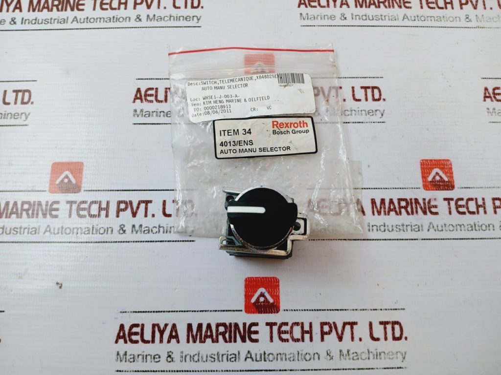 Telemecanique Rexroth Xb4bd25ex Auto Manu Selector Switch 240v - Aeliya ...