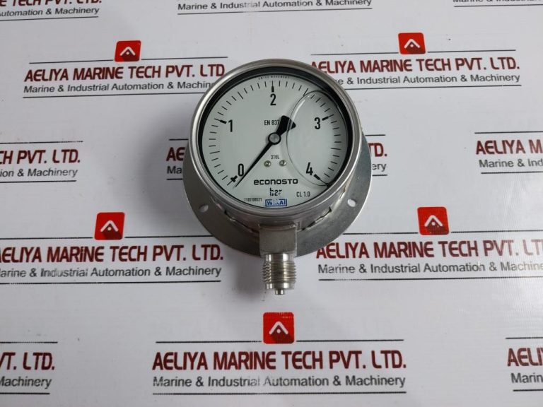 Wika Econosto 0-4 Bar Pressure Gauge - Aeliya Marine