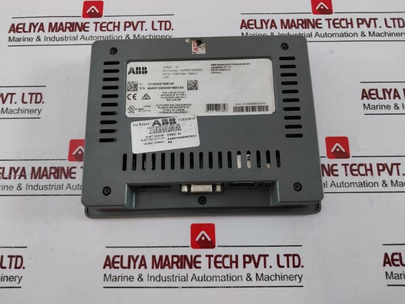Abb Cp607 Control Panel Screen 24v - Aeliya Marine
