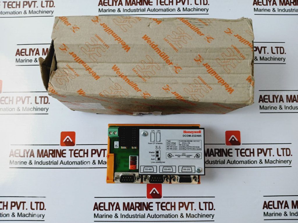 Honeywell Weidmuller Fc-dcom-232/485 Communication Interface Module 94v ...