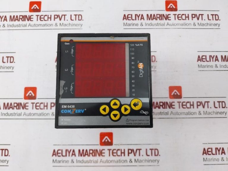 Conzerv Em 6438 Led Display Dual Source Energy Meter - Aeliya Marine