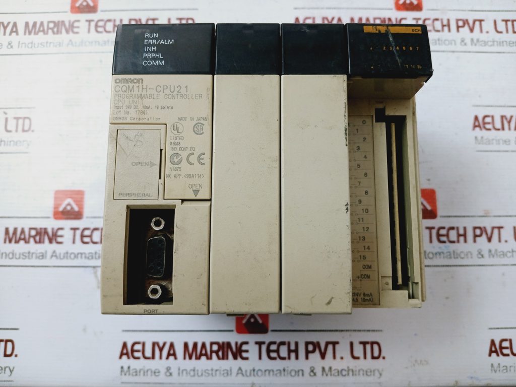 Omron Cqm1h-cpu21 Programmable Controller Cpu Unit 24v - Aeliya Marine