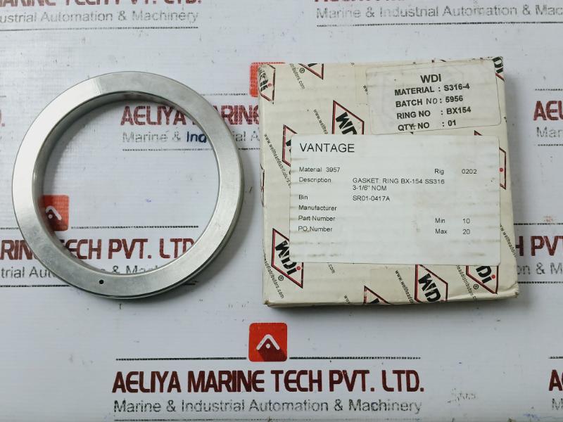 Wdi Bx154 Gasket Ring Ss316 3-1/6” Nom - Aeliya Marine