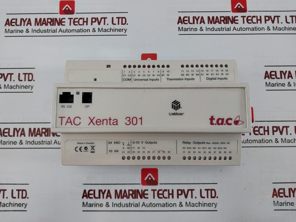 Lonmark Tac Xenta 301 Programmable Controller 250v - Aeliya Marine