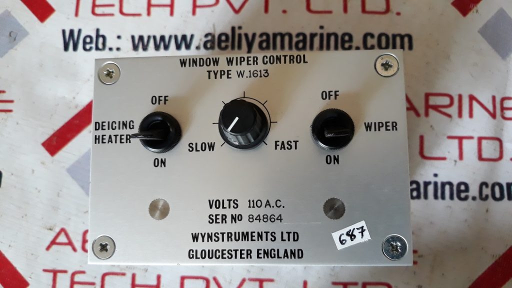 Wynstruments w.1613 window wiper control 110v - Aeliya Marine