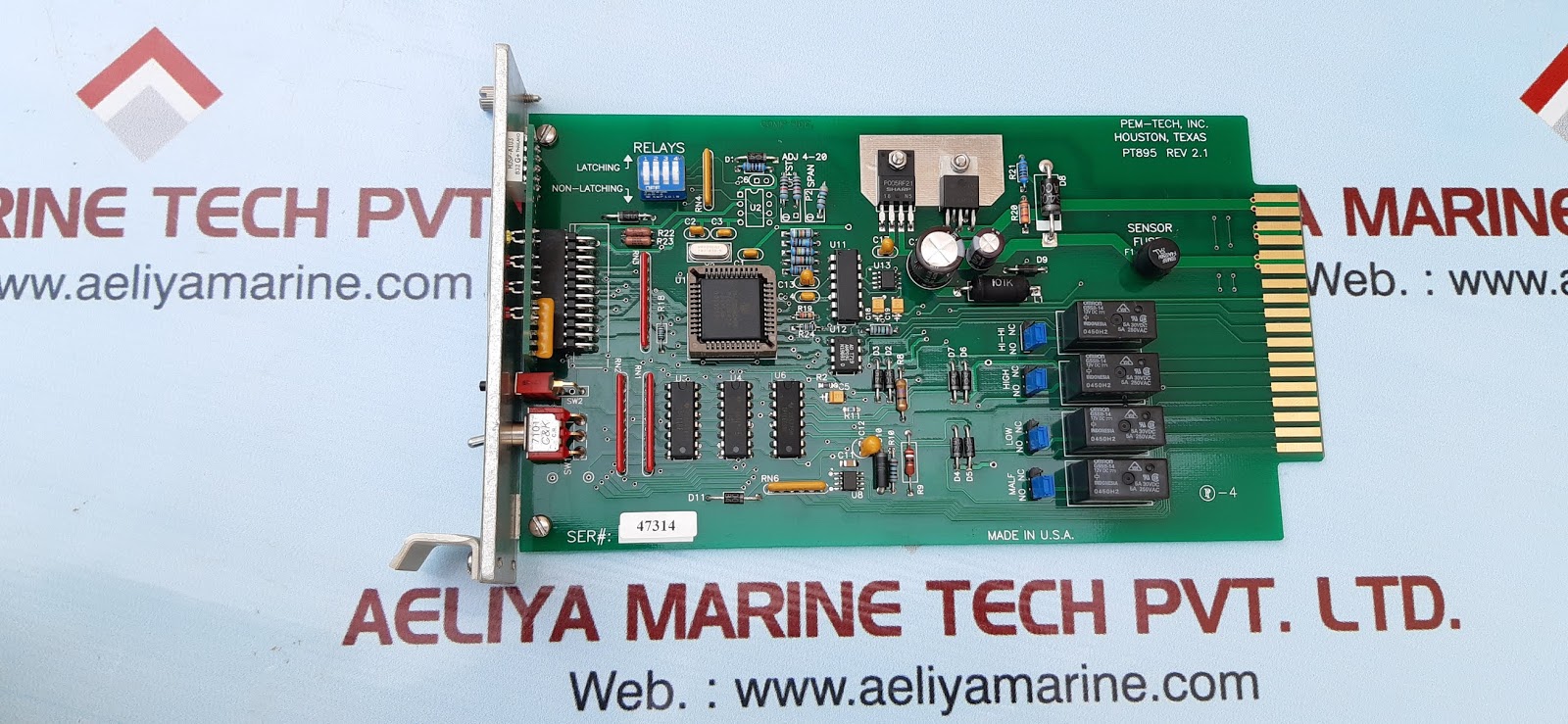 Pemtech Pt 902M H2S Monitor Single Channel Control Pt895 Rev.2.1 ...