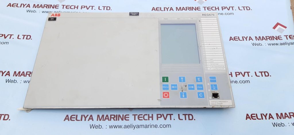 Abb reg670 display - Aeliya Marine