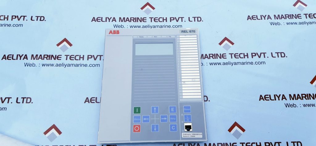 Abb Rel670 Line Distance Protection Display 1Mrk00008-hb - Aeliya Marine