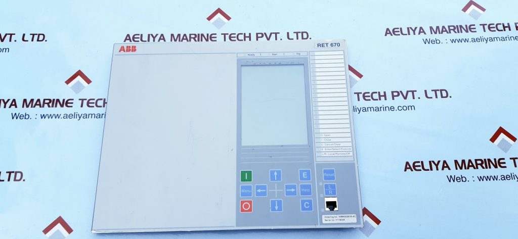 Abb ret670 display 1mrk00008-nb - Aeliya Marine