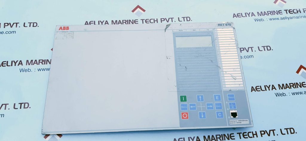 Abb ret670 display 1mrk00008-kb - Aeliya Marine