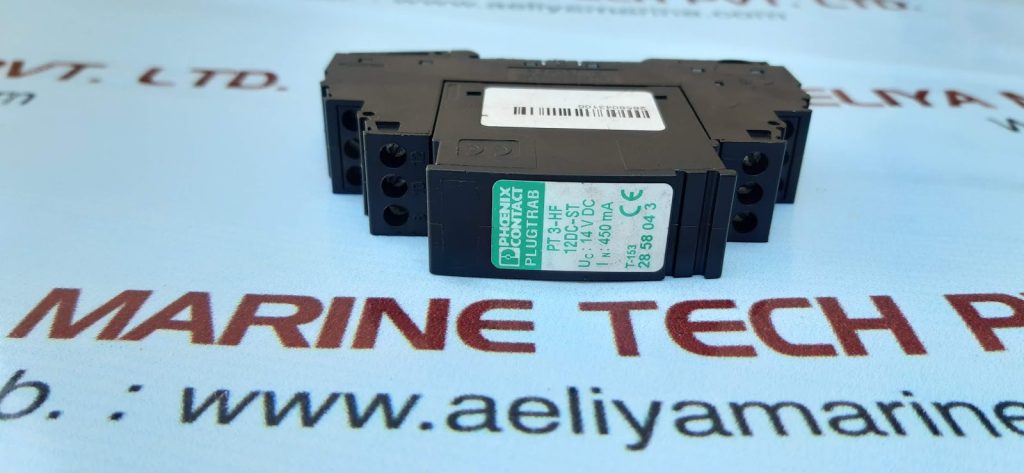 Phoenix contact pt 3-hf surge protection plug 14vdc 450ma - Aeliya Marine