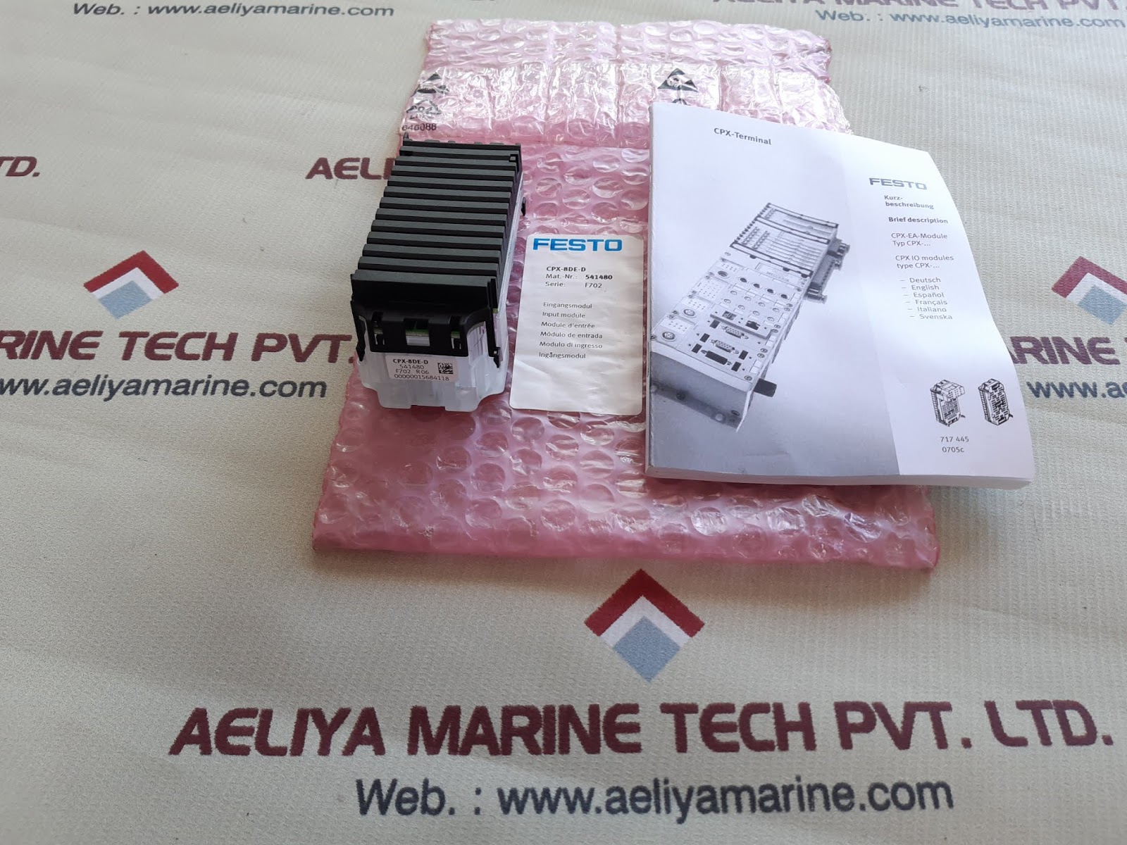 Festo cpx-8de-d digital input module f702 r06 - Aeliya Marine