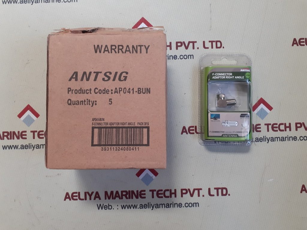 Antsig ap041 f-connector adaptor right angle - Aeliya Marine