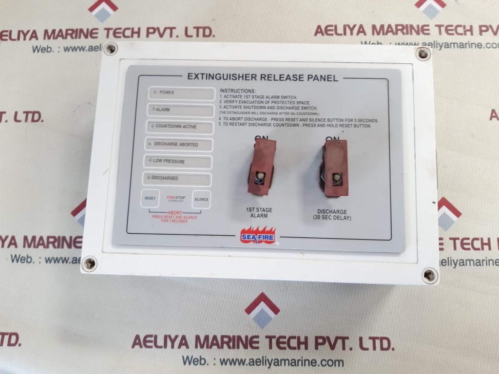 Sea-fire extinguisher release panel - Aeliya Marine