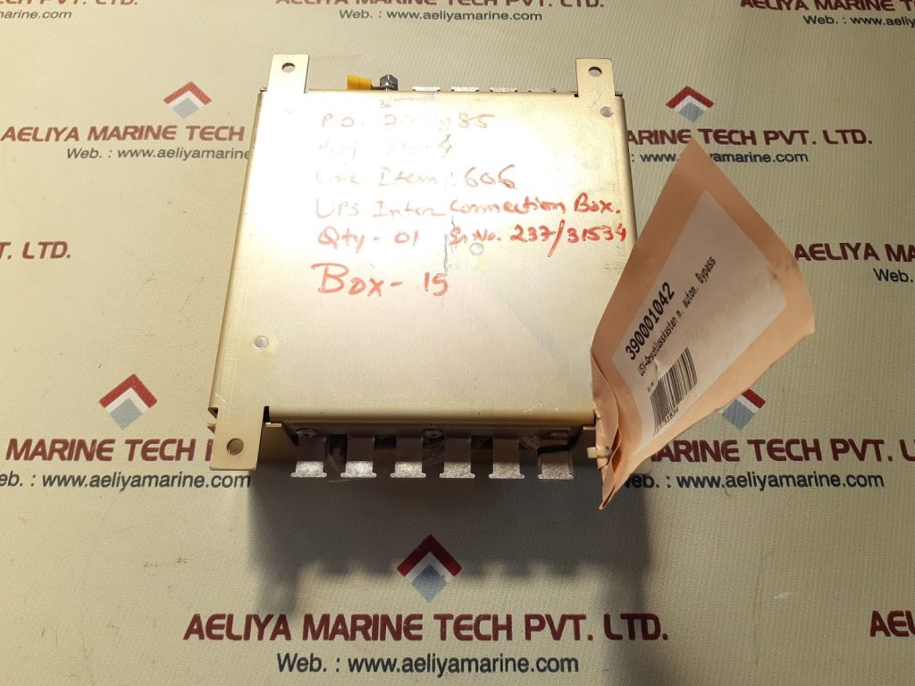 Sam electronics ge 3030 g 008 ups interconnection box rev 04 - Aeliya ...