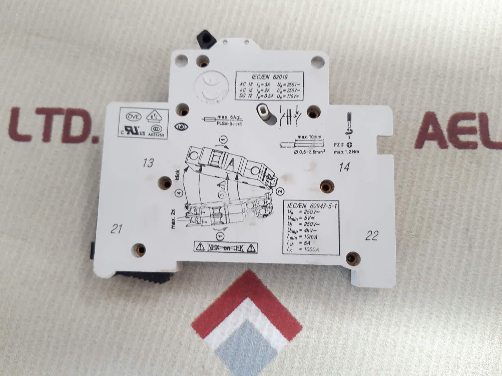 Moeller zp-1hk 286052 auxiliary switch - Aeliya Marine