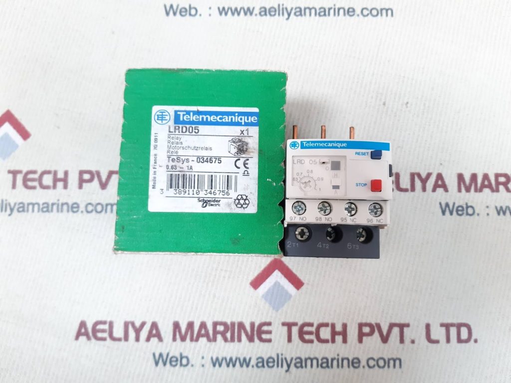 Telemecanique lrd05 relay 0.63-1a - Aeliya Marine