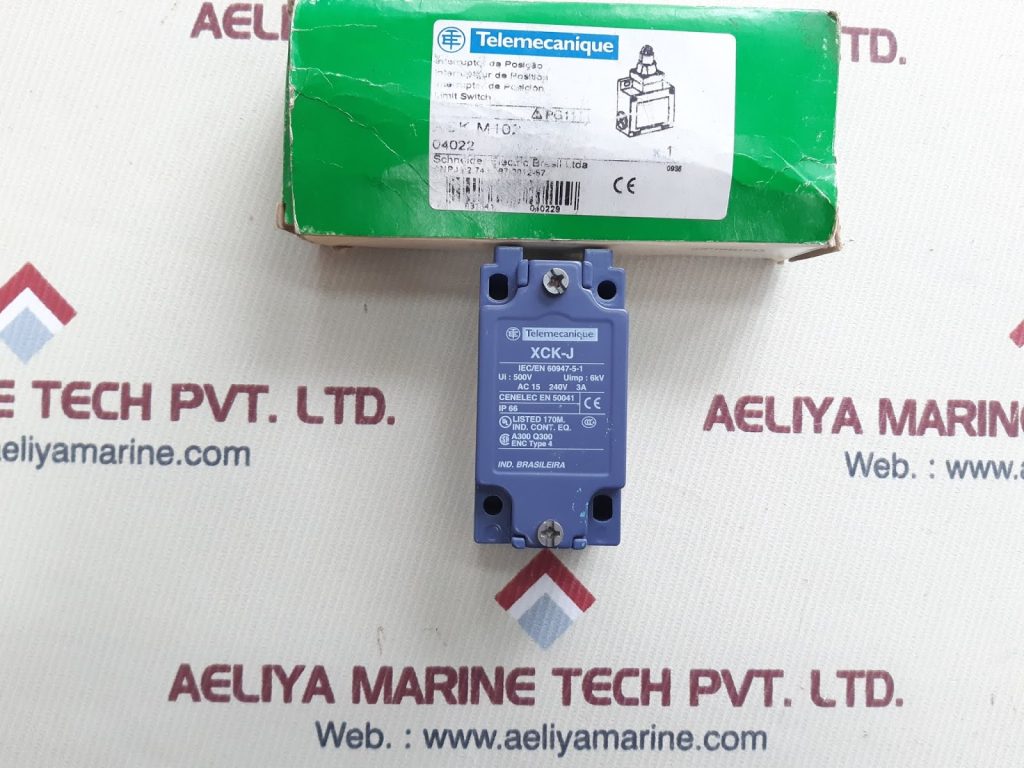 Telemecanique Xck-j Limit Switch 500V 3A - Aeliya Marine