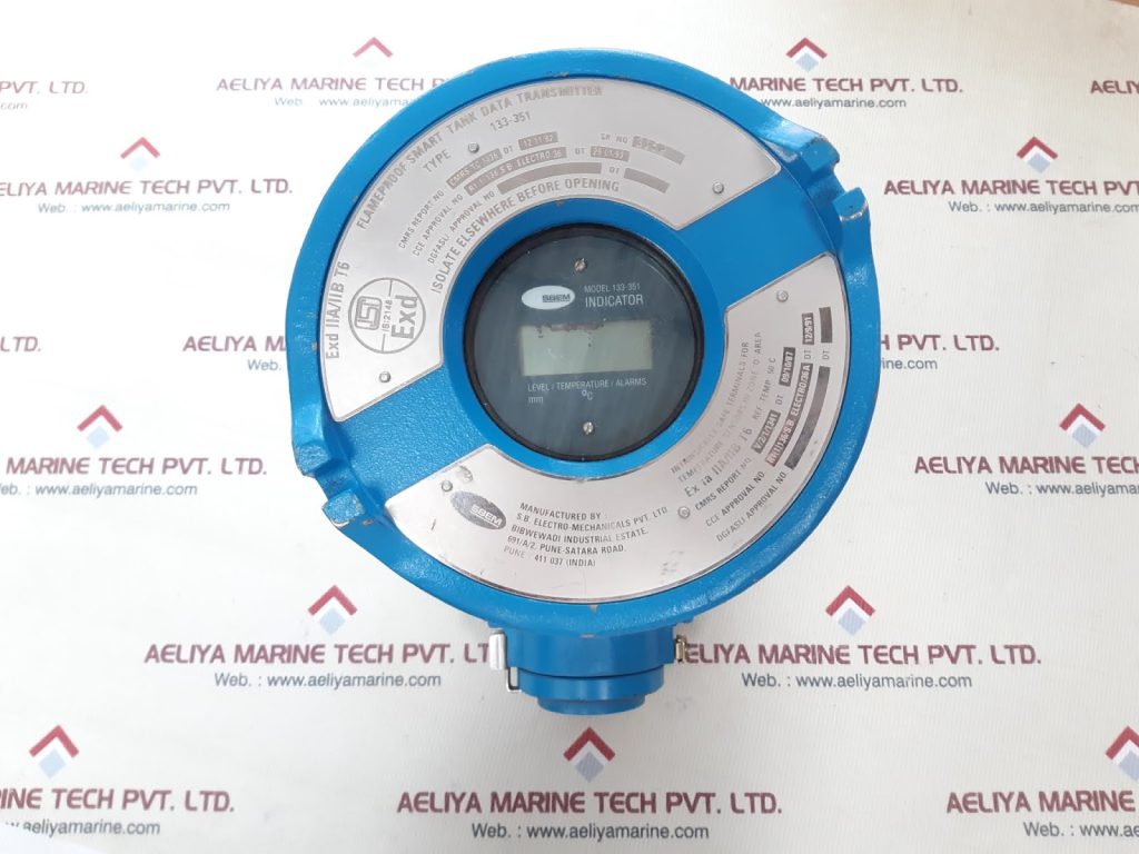 Sbem 133-351 indicator flameproof smart tank data transmitter - Aeliya Marine