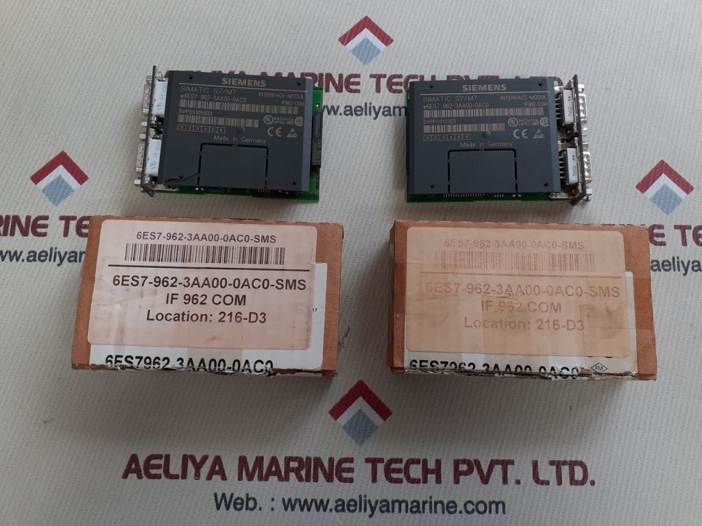 Siemens simatic s7/m7 6es7 962-3aa00-0ac0 interface - Aeliya Marine