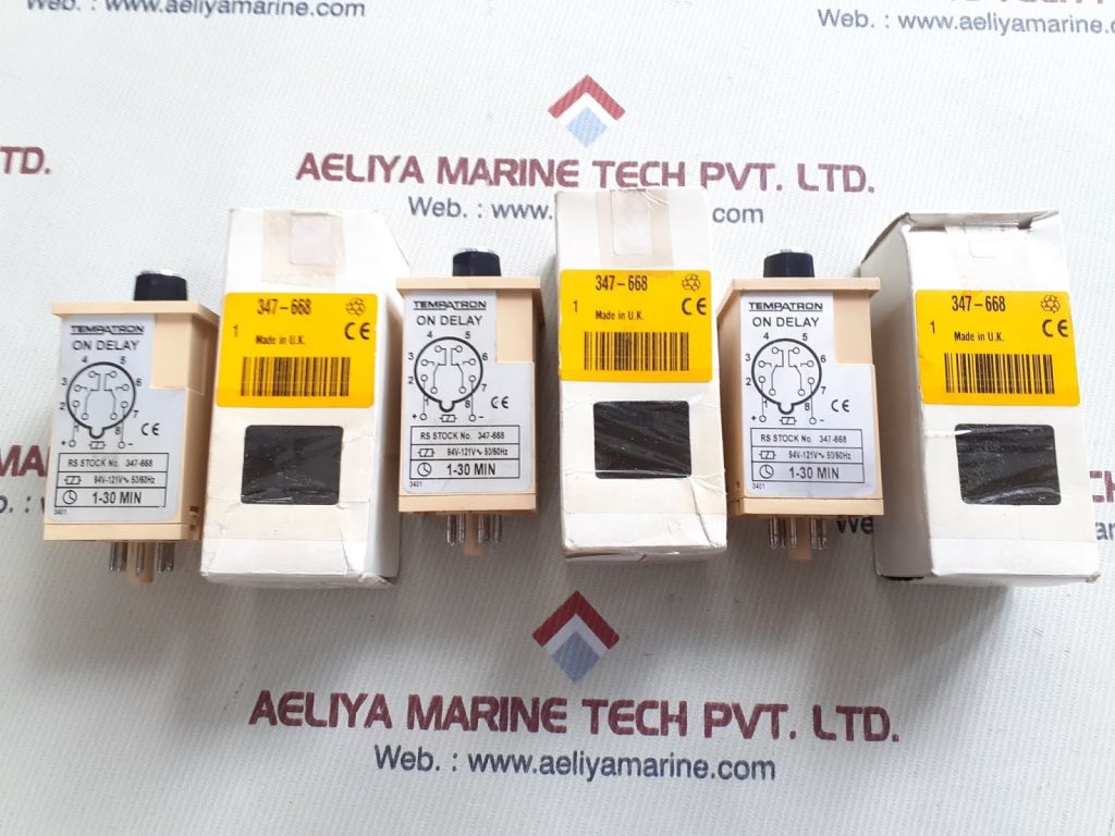 Tempatron 347-668 on delay timer relay 1-30min - Aeliya Marine