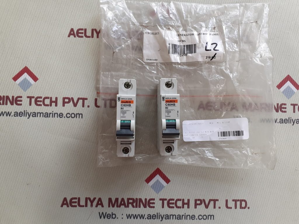 Merlin gerin multi9 c60hb b2 circuit breaker - Aeliya Marine