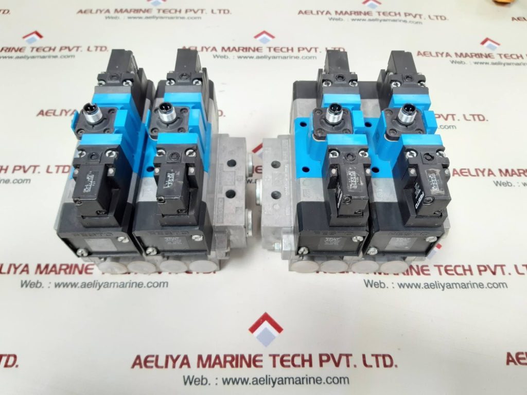 Festo mebh-5/3b-d-2-zsr-c solenoid valve 20.4-26.4v dc - Aeliya Marine