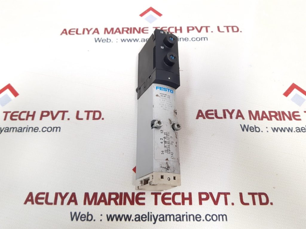 Festo vsva-b-b52-zd-a1-1t1l solenoid valve 9-10bar - Aeliya Marine