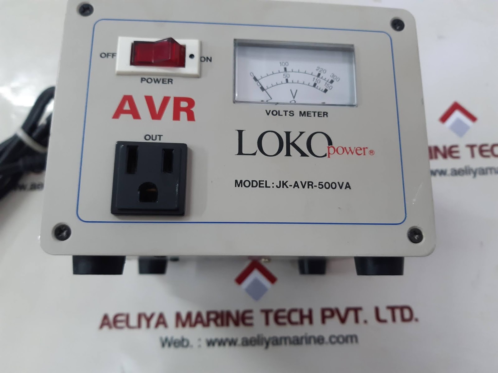 Loko power jk-avr-500va volts meter - Aeliya Marine