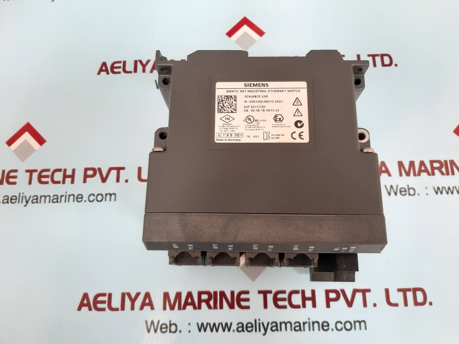 Siemens scalance x208 6gk5208-0ba10-2aa3 ethernet switch - Aeliya Marine