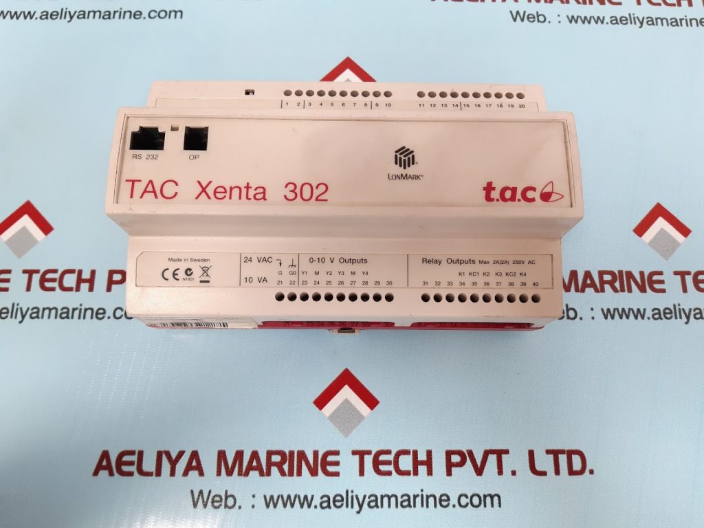 Tac xenta 302 0-073-0011-2 programmable controller 24 vac - Aeliya Marine