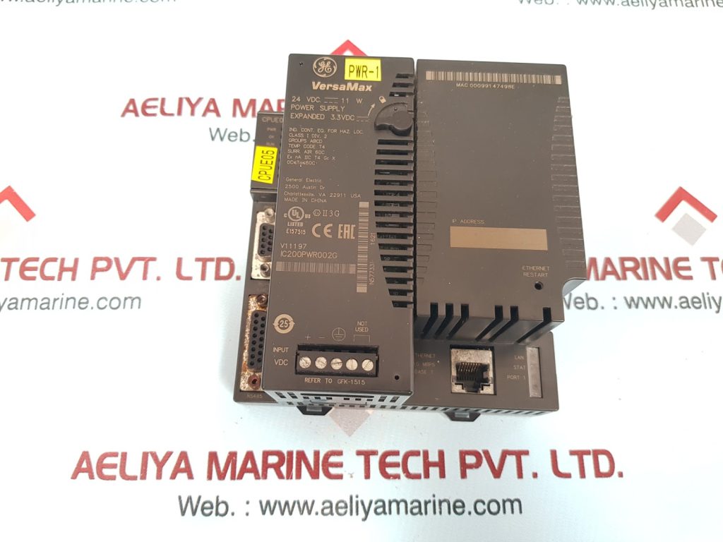 Ge ic200pwr002g versa max cpue05 cpu controller module - Aeliya Marine