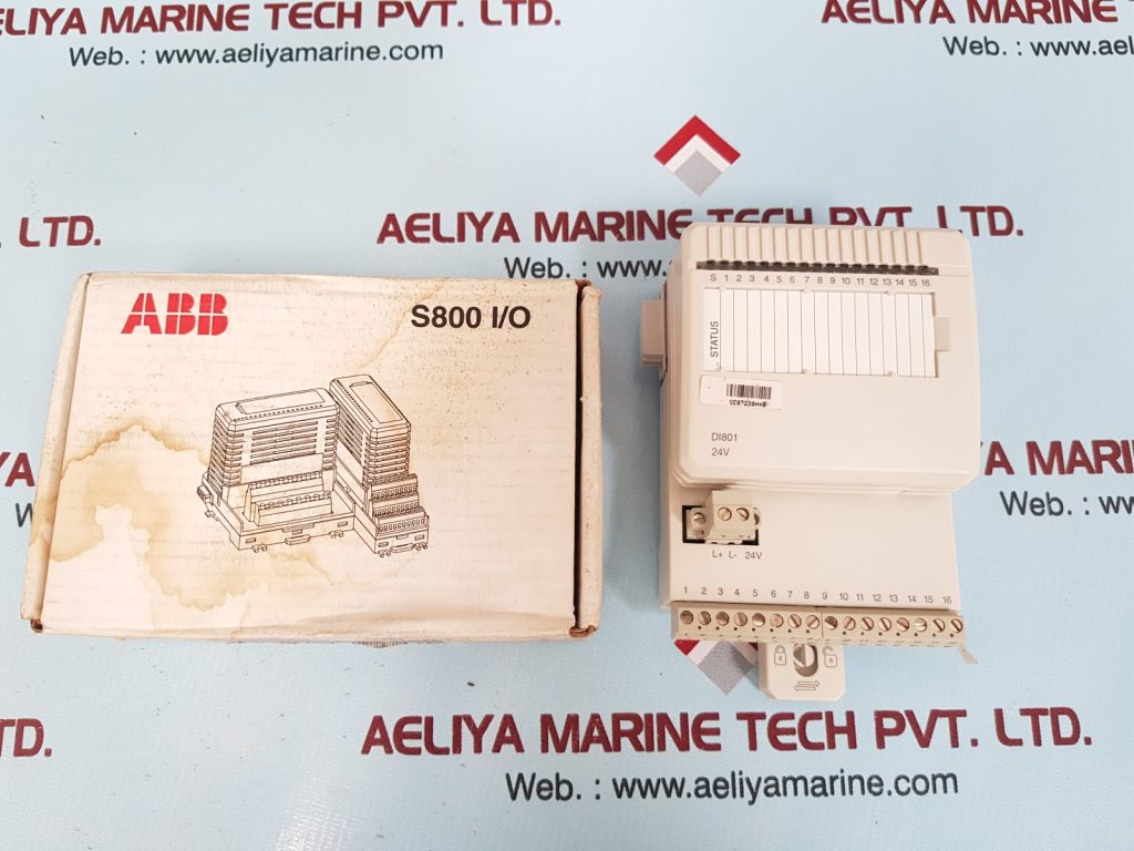 Abb di801 s800 i/o digital input module 3bse020508r1 pr.D - Aeliya Marine