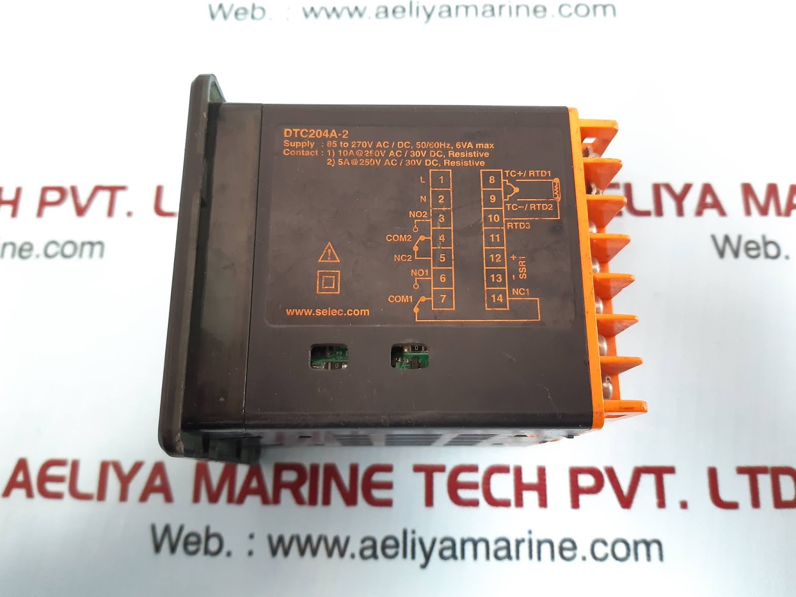 Selec dtc204a-2 digital temperature controller dtc204 - Aeliya Marine