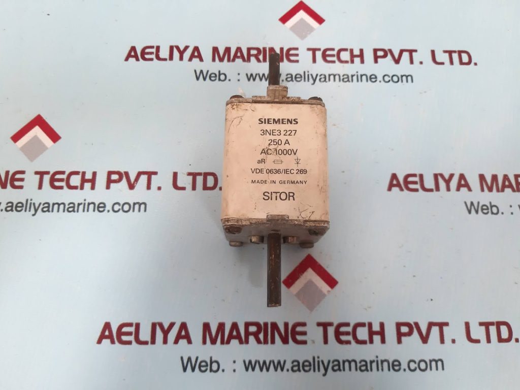 Siemens 3ne3 227 sitor fuse 250a 1000v - Aeliya Marine
