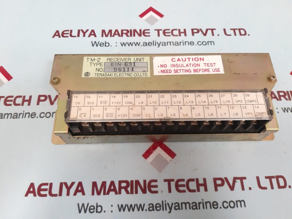 Terasaki Electric Ein-631 Tm-2 Receiver Unit - Aeliya Marine