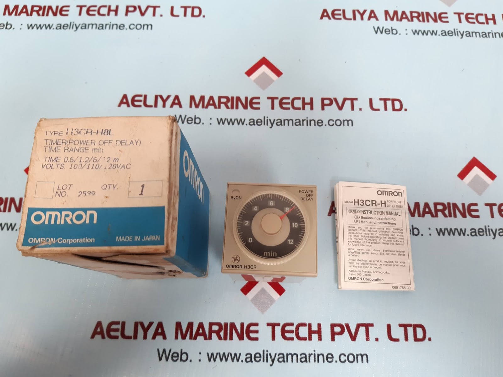 OMRON H3CR-H8L TIMER POWER OFF DELAY 0.6/1.2/6/12 M - Aeliya Marine