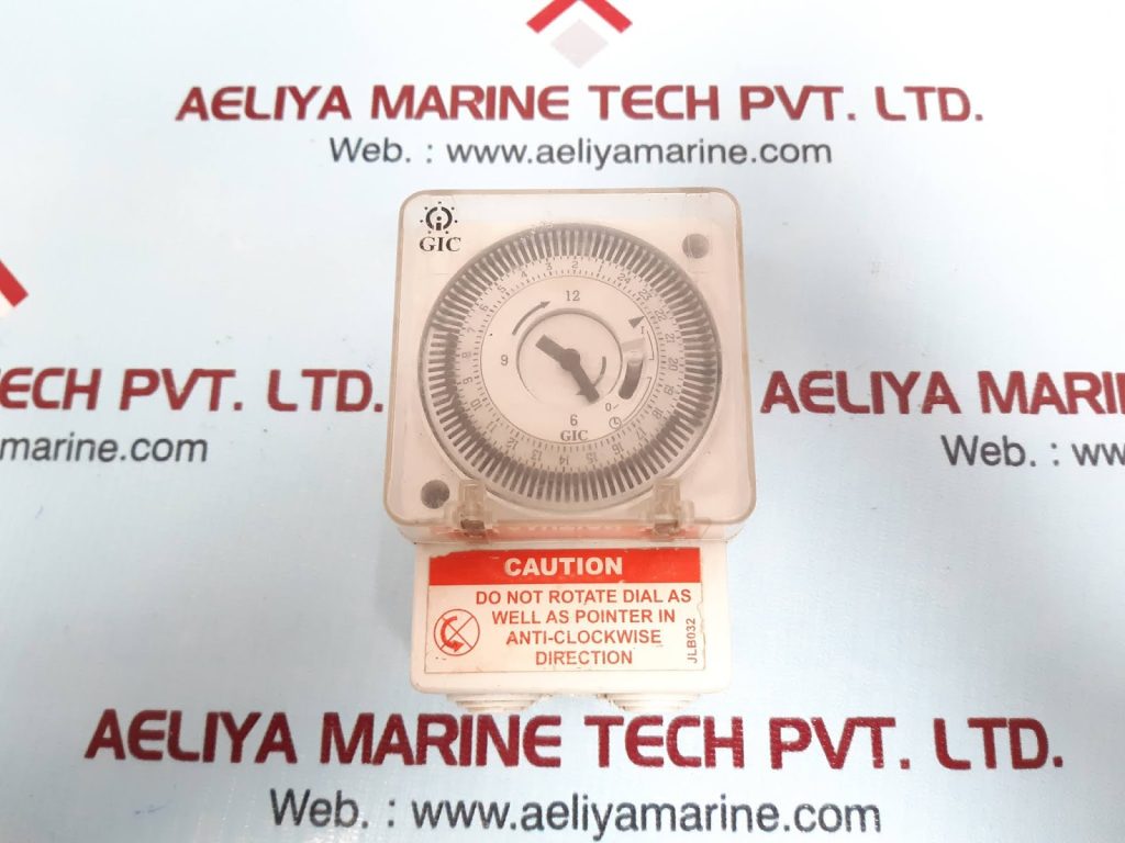 GIC QT (DAILY) ANALOG TIME SWITCH FM/1 QUARTZ - Aeliya Marine