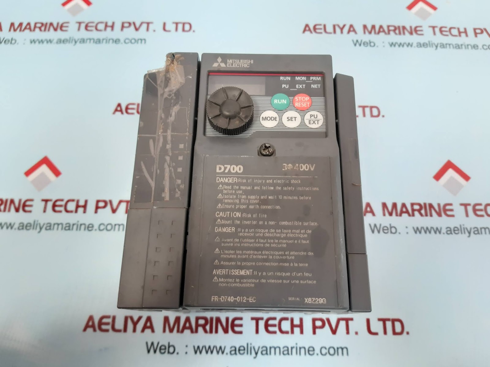 MITSUBISHI FR-D740-012-EC VARIABLE FREQUENCY DRIVE - Aeliya Marine