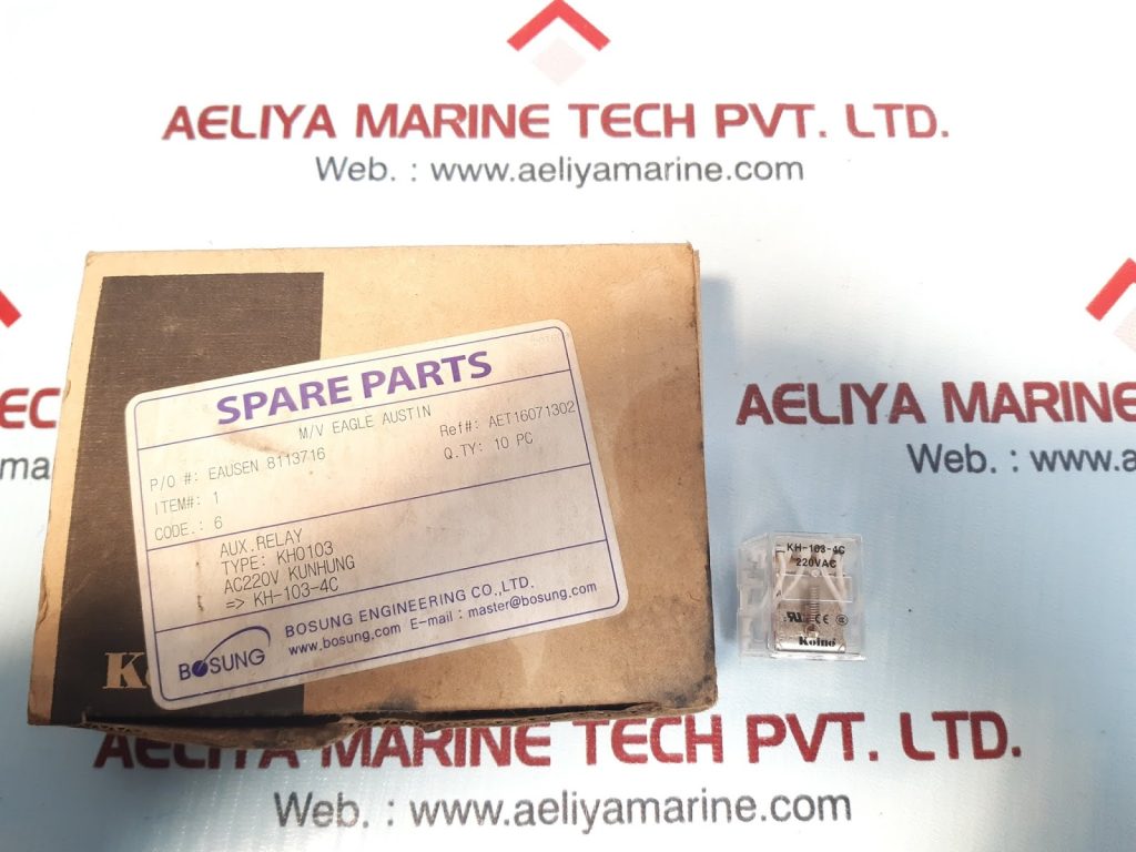 KOINO KH0103/ KH-103-4C MINIATURE POWER RELAY - Aeliya Marine