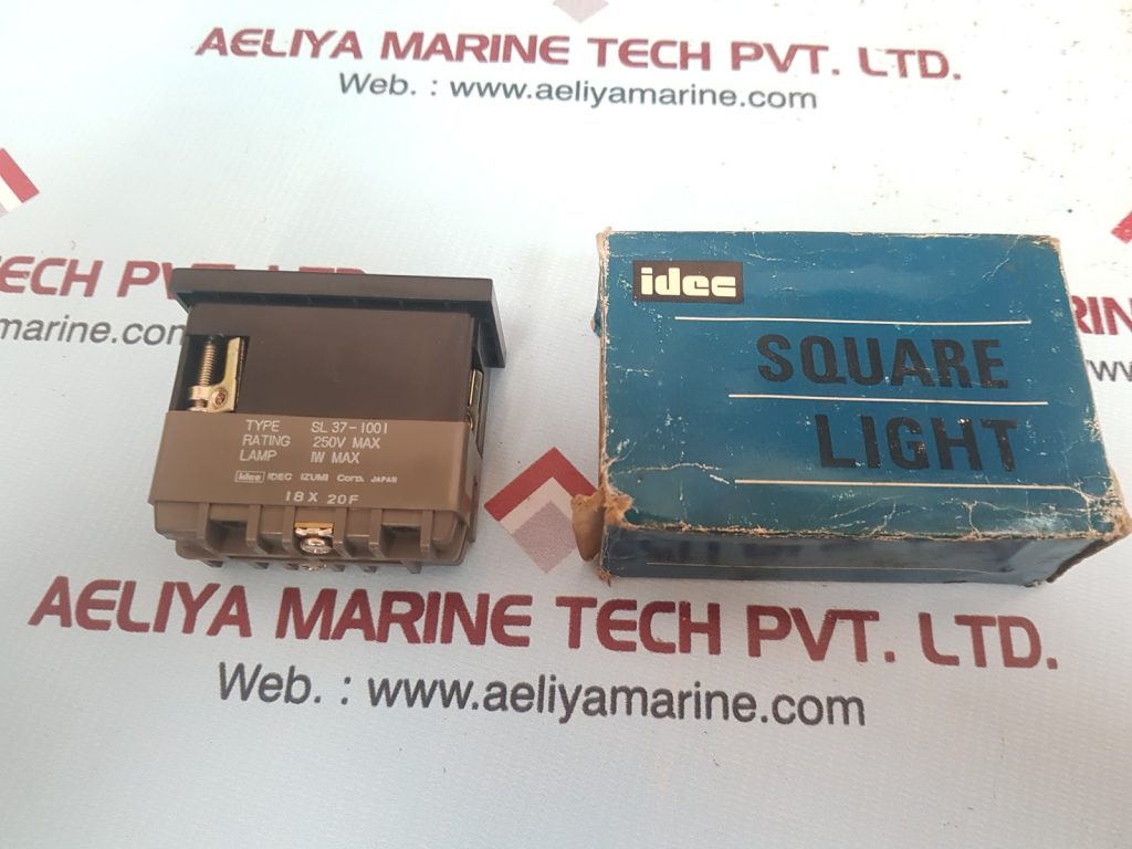 IDEC SL 37-1001 SQUARE DISPLAY LIGHT - Aeliya Marine