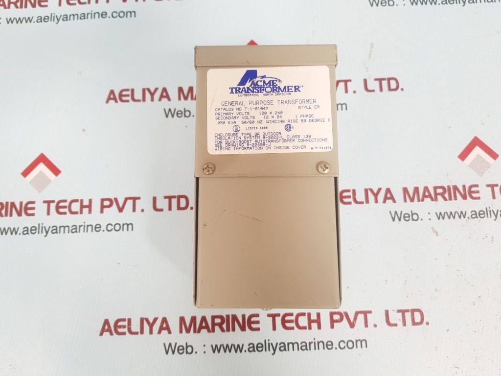ACME T-1-81047 BUCK-BOOST TRANSFORMER - Aeliya Marine