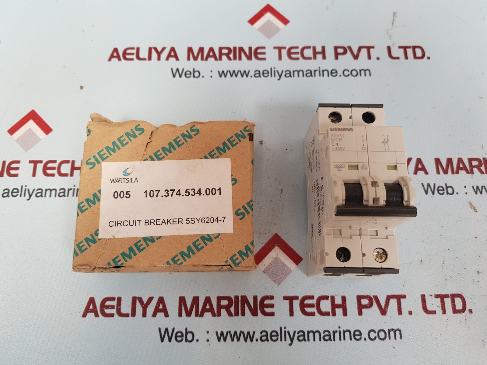 SIEMENS 5SY62 MCB C4 CIRCUIT BREAKER - Aeliya Marine