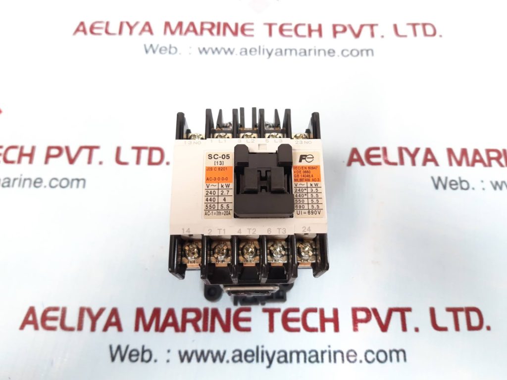 FUJI ELECTRIC SC-05 [13] MAGNETIC CONTACTOR F07168054Q - Aeliya Marine