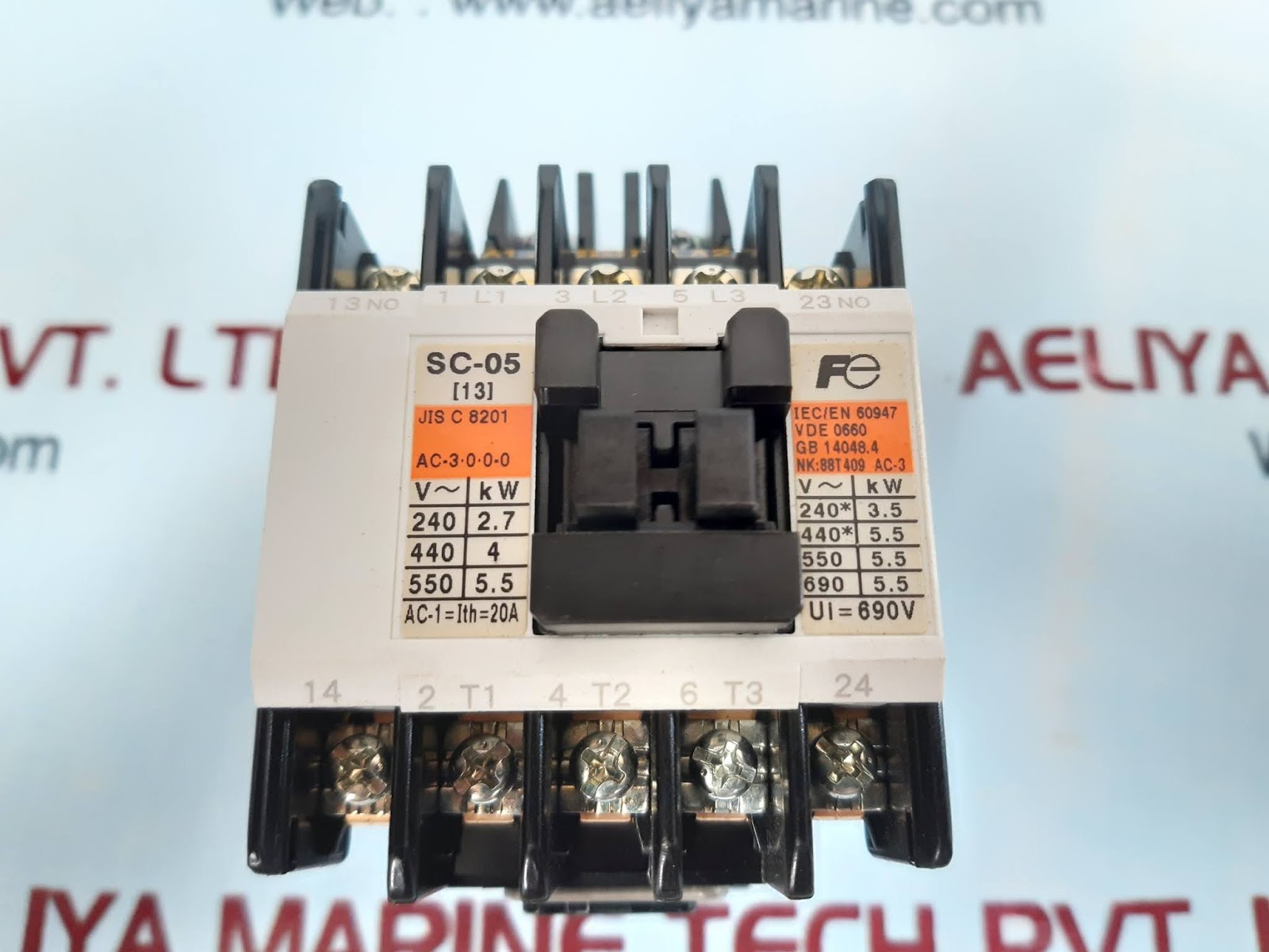 FUJI ELECTRIC SC-05 [13] MAGNETIC CONTACTOR F07168054Q - Aeliya Marine