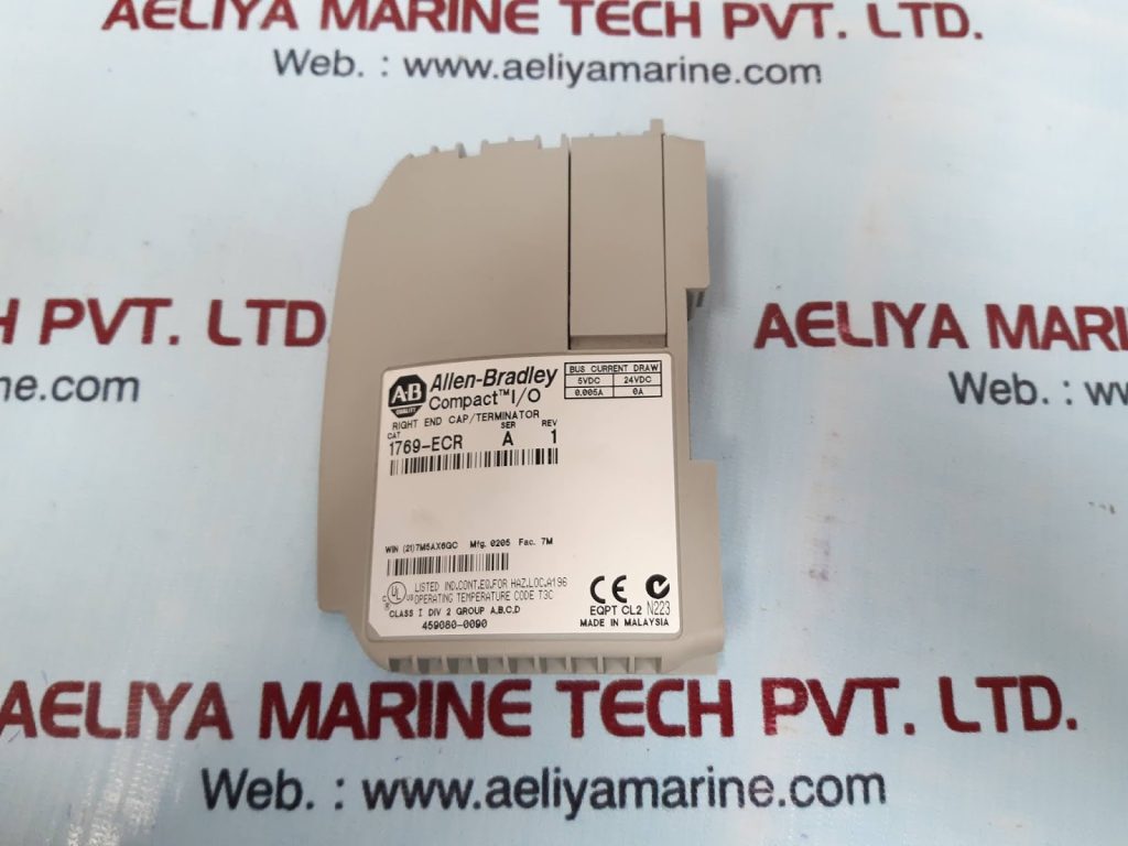 ALLEN-BRADLEY 1769-ECR COMPACT TM I/O RIGHT END CAP/TERMINATOR - Aeliya ...