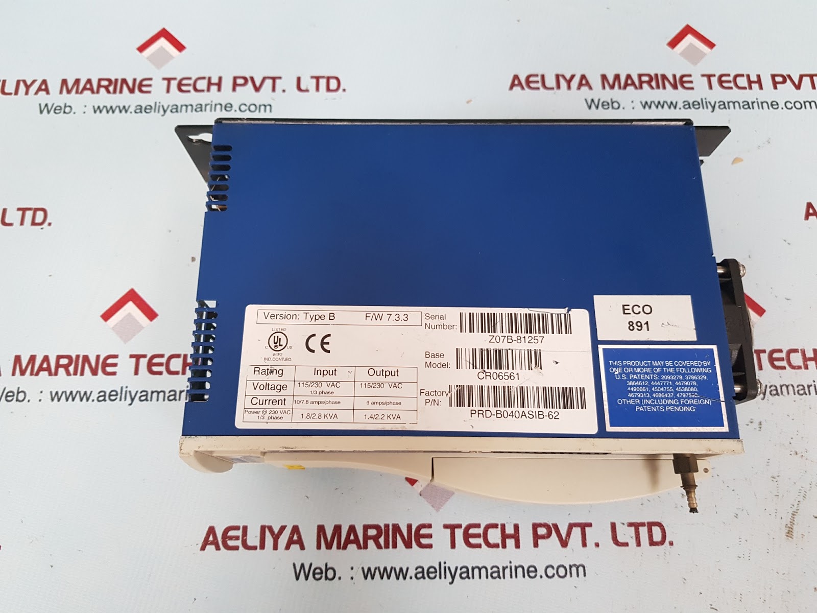 KOLLMORGEN CR06561 SERVO STAR CD SERVO DRIVE - Aeliya Marine