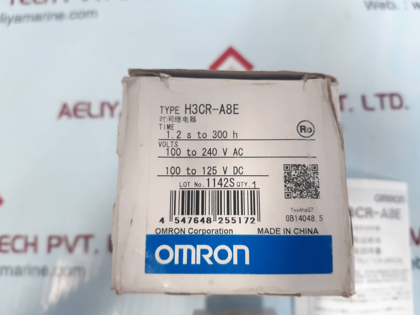 Omron h3cr-a8e timer 100-240vac /100-125vdc 50/60hz - Aeliya Marine