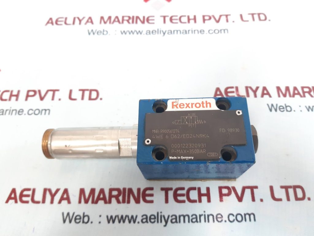 REXROTH 4 WE 6 D62/EG24N9K4 DIRECTIONAL CONTROL VALVE R900561274 - Aeliya Marine