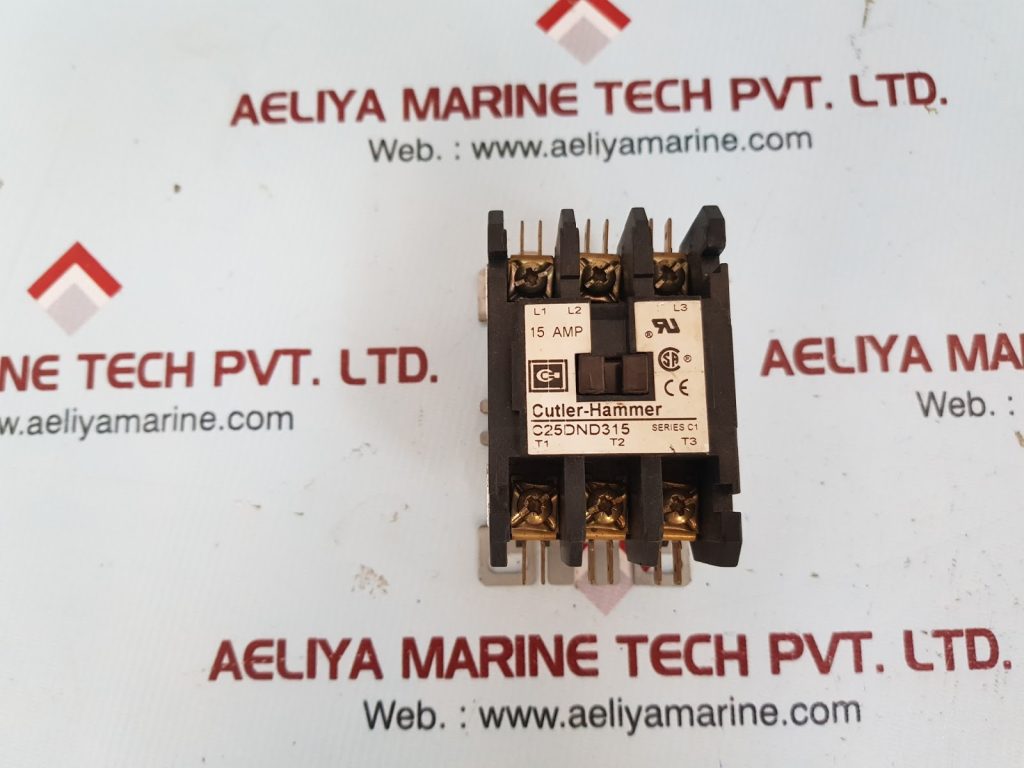 CUTLER-HAMMER C25DND315 DEFINITE PURPOSE CONTACTOR - Aeliya Marine